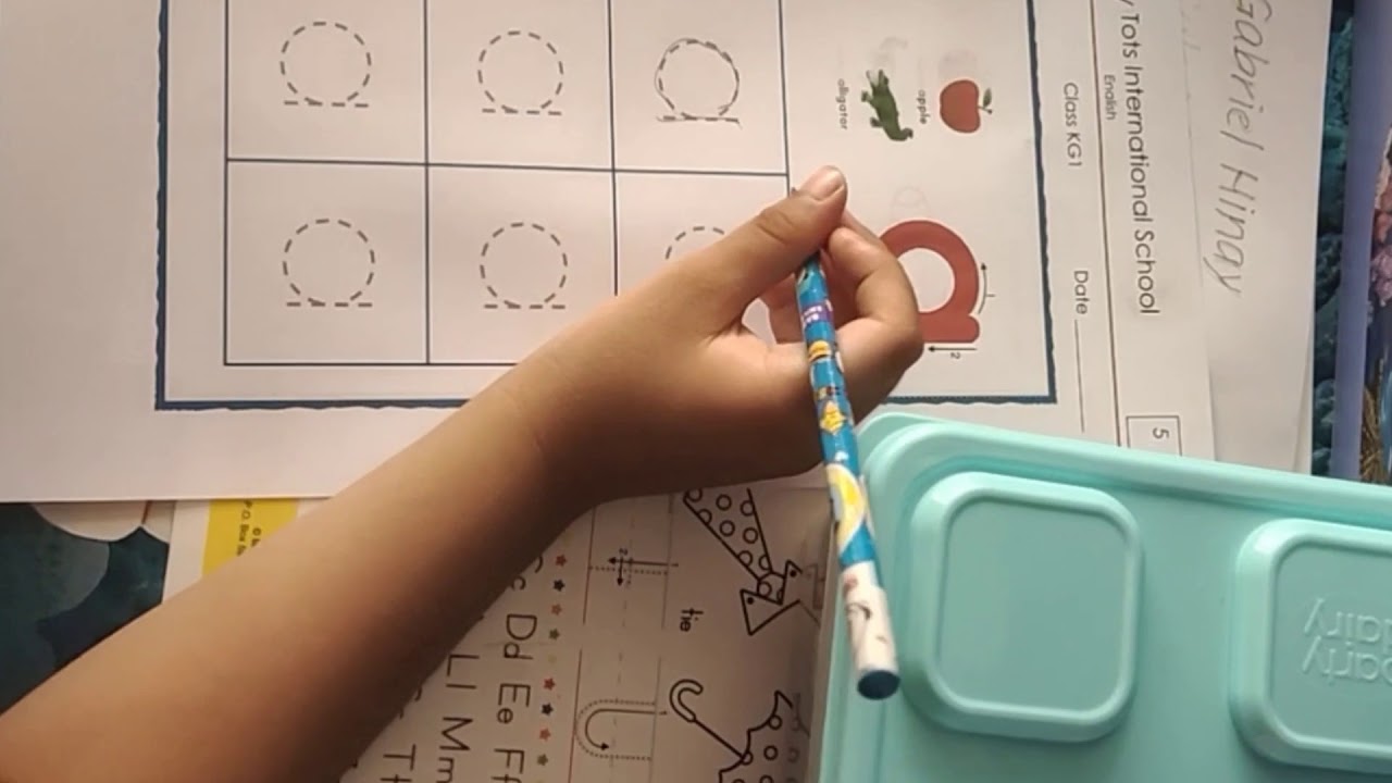 Tracing letter A by Prince Gabriel - YouTube