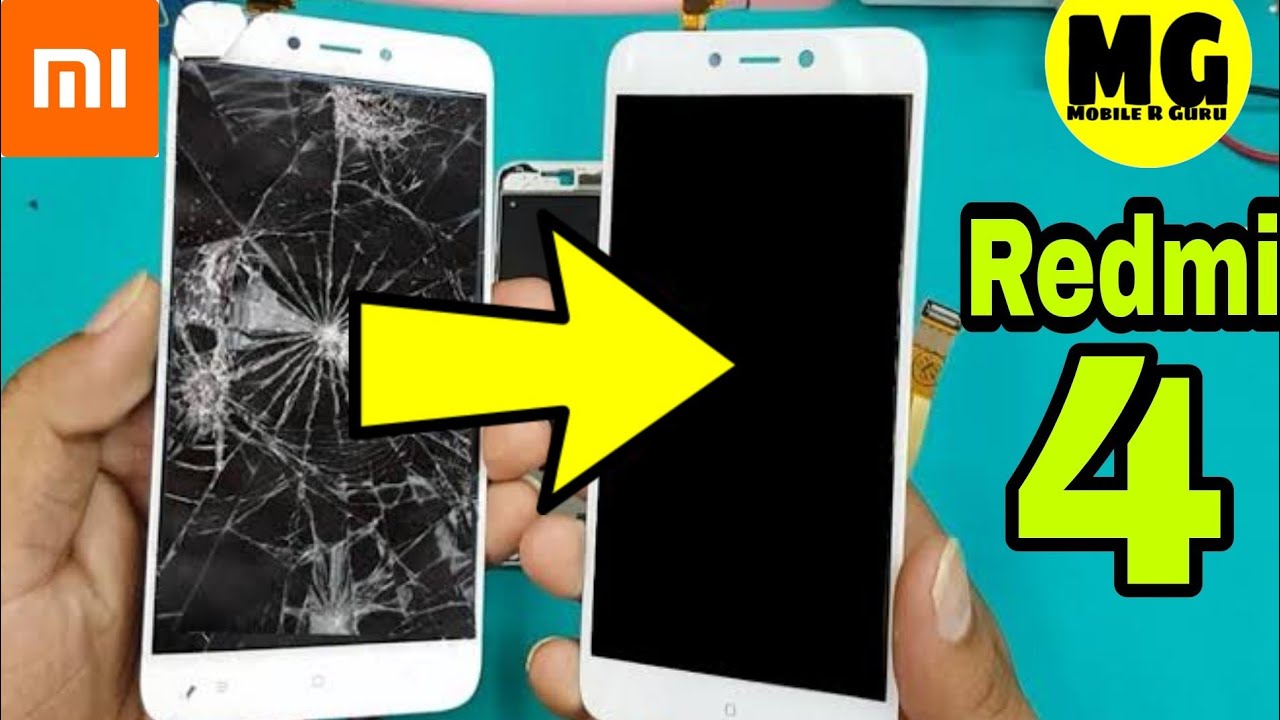 Redmi 4 Display Change||Redmi 4 Display Replacement||Mi phone display ...