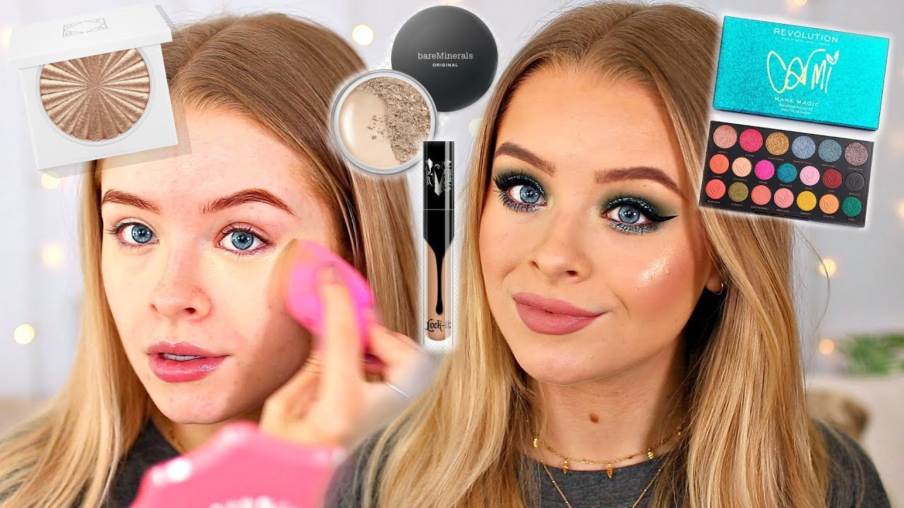 FULL FACE FIRST IMPRESSIONS!! NEW COLLABS?! | sophdoesnails - YouTube