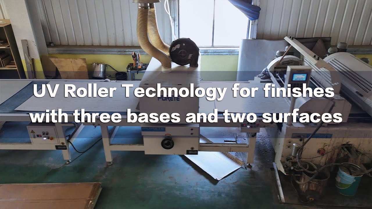 UV Roller Coating Line for Thin Plate Finishes with Three Bottoms and ...