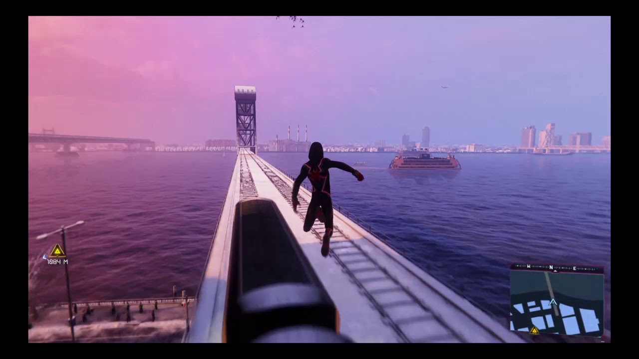 Spiderman 2 Train Scene - Miles Morales - YouTube