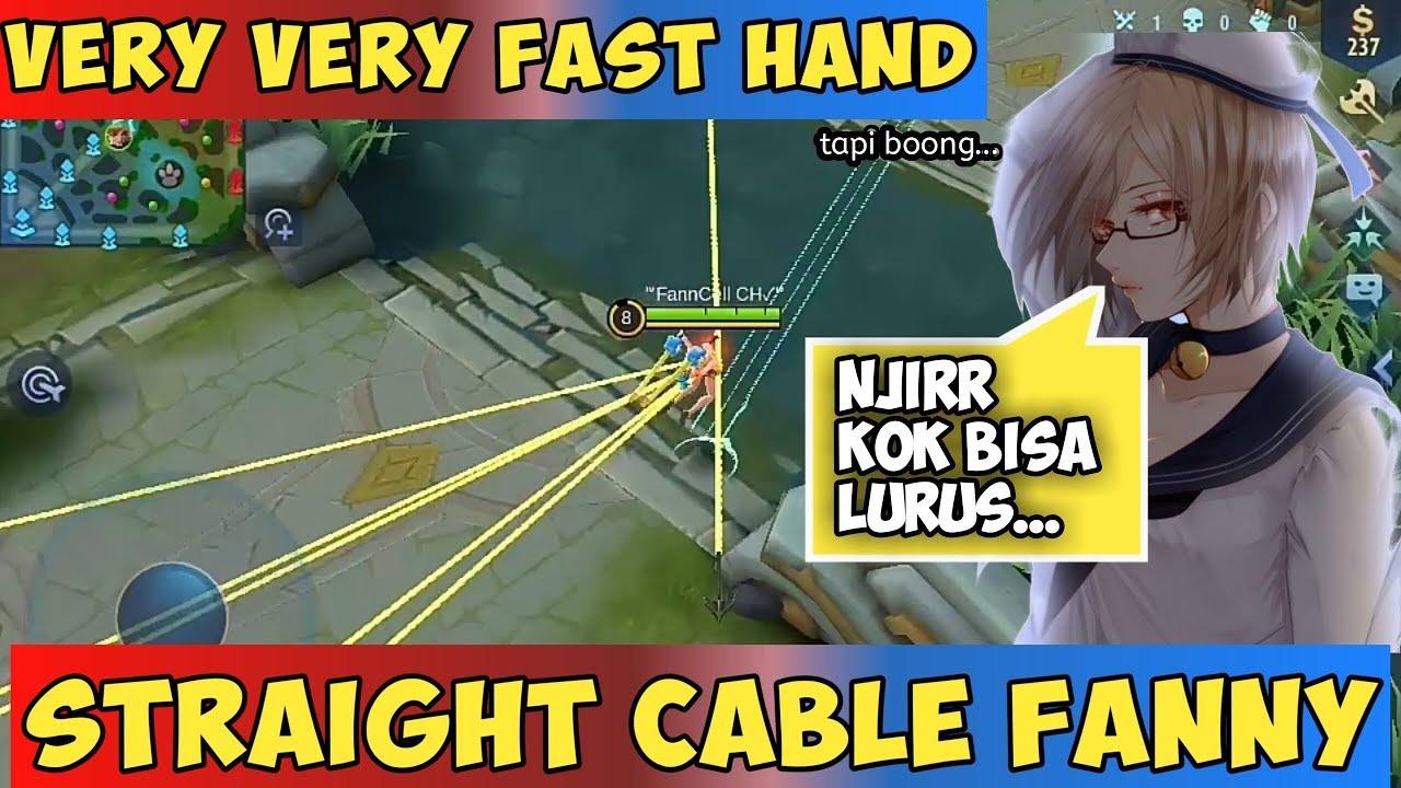 Straight Cable FANNY | Freestyle lurus Fanny - YouTube