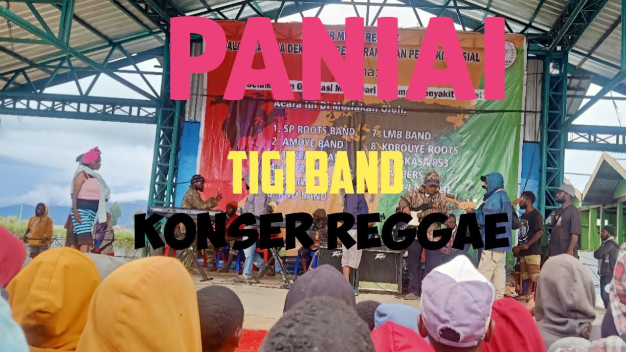 Tigi Band Tampil di Konser Reggae Paniai - YouTube