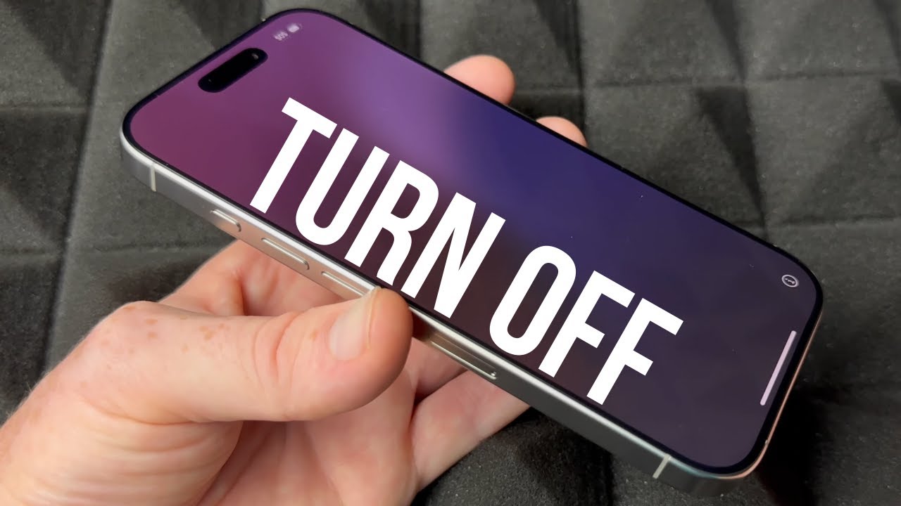 How do I manually Turn Off my iPhone 16 Pro? - YouTube
