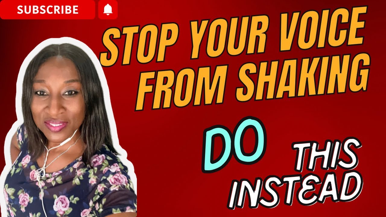 Struggling with a shaky voice when facing an audience? Try these 3 tips ...