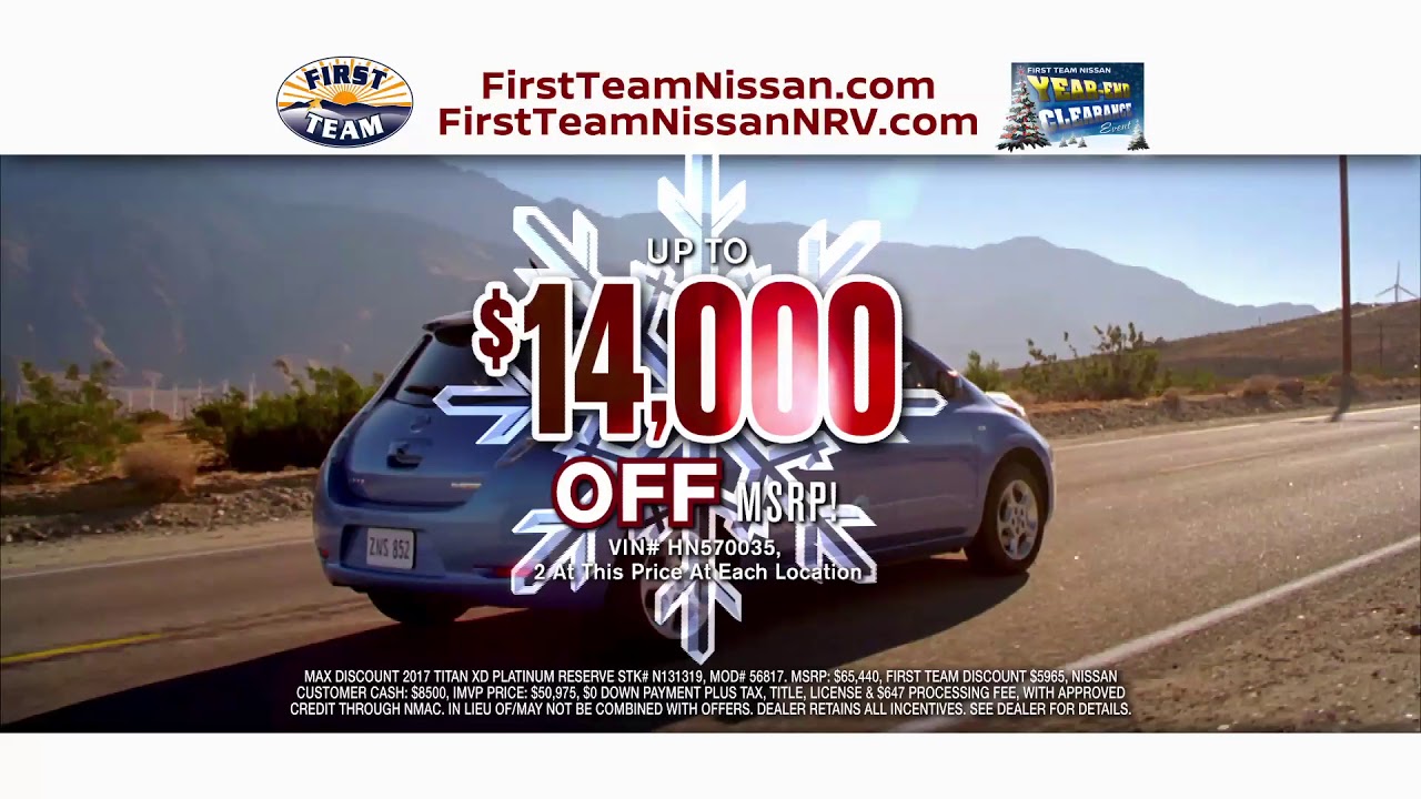 First Team Nissan Year End Savings Event! - YouTube