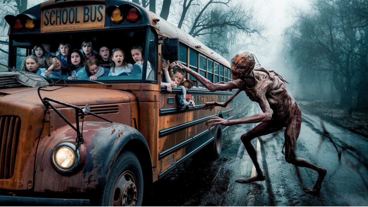 A mysterious monster terrorizes five teenage friends after their bus ...