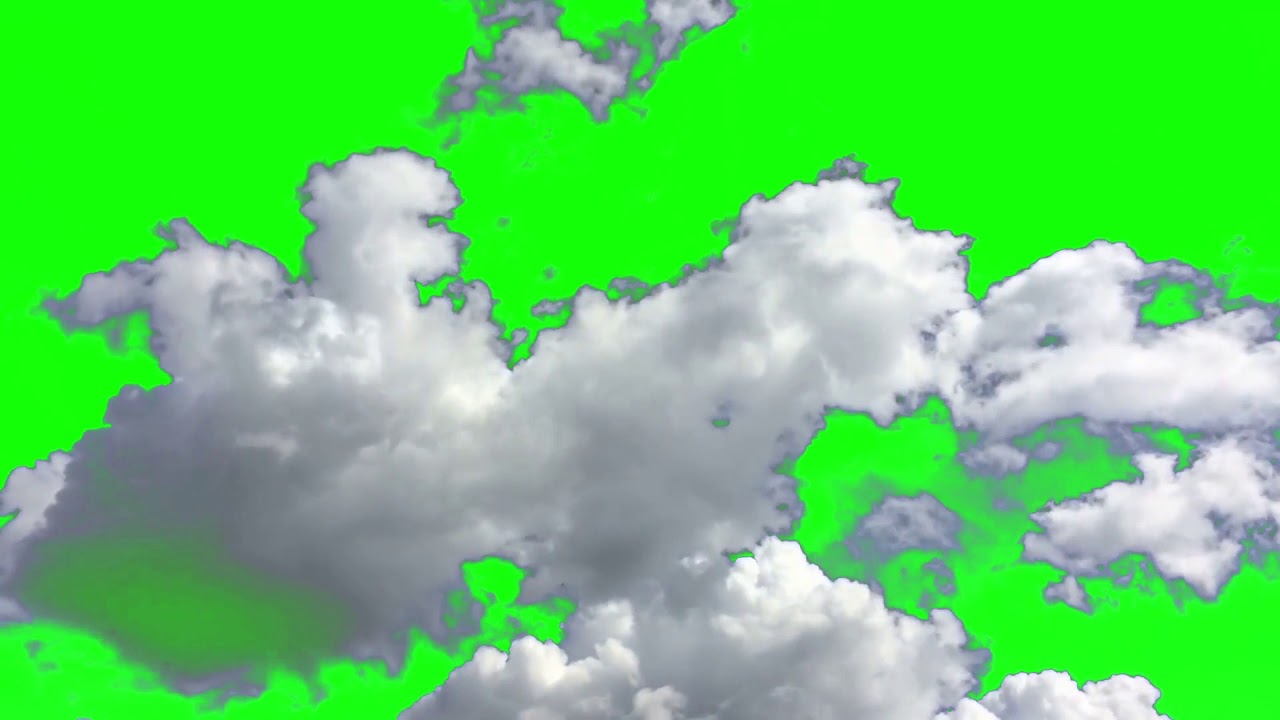 Green screen video 4k quality .Blue sky - YouTube