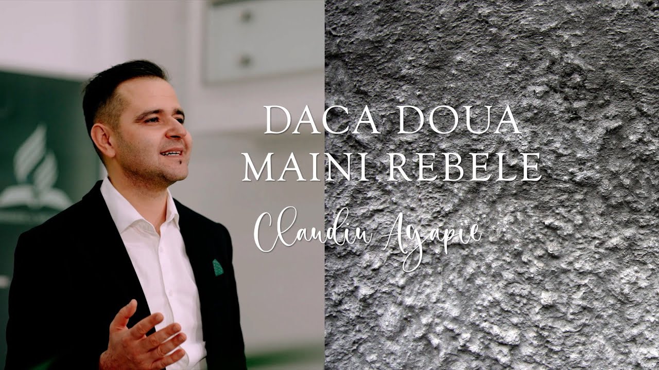 Daca doua maini rebele - Claudiu Agapie [Official Lyrics Video] - YouTube