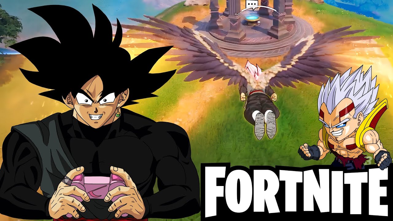 Goku Black and Baby Vegeta Play Fortnite! | ZERO GOD PLAN - YouTube