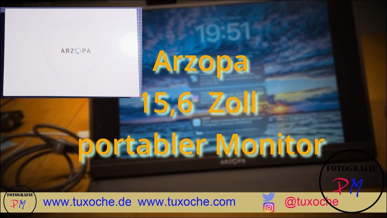 Azorpa portabler Monitor - YouTube