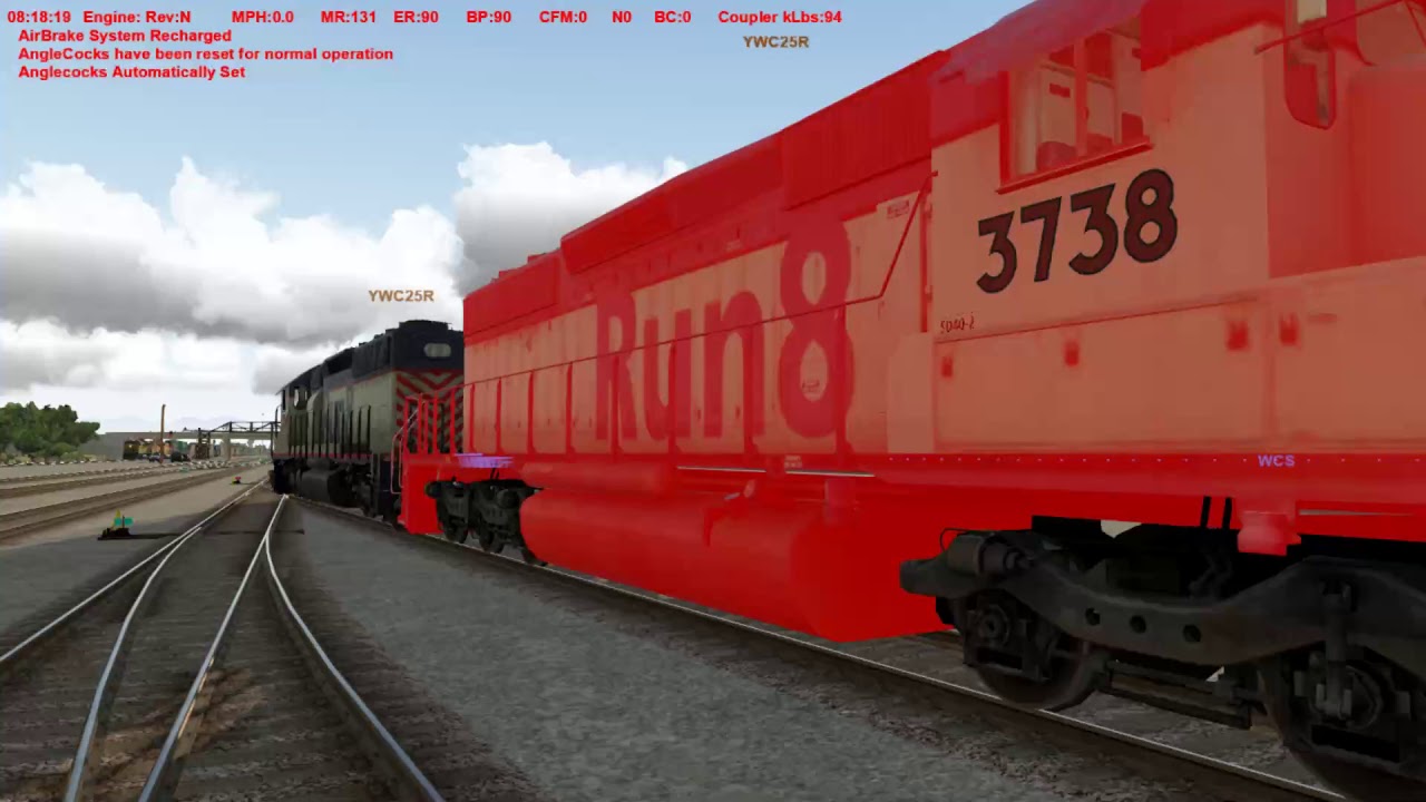 Run 8 HIghball Railroad ops WEST COLTON - YouTube