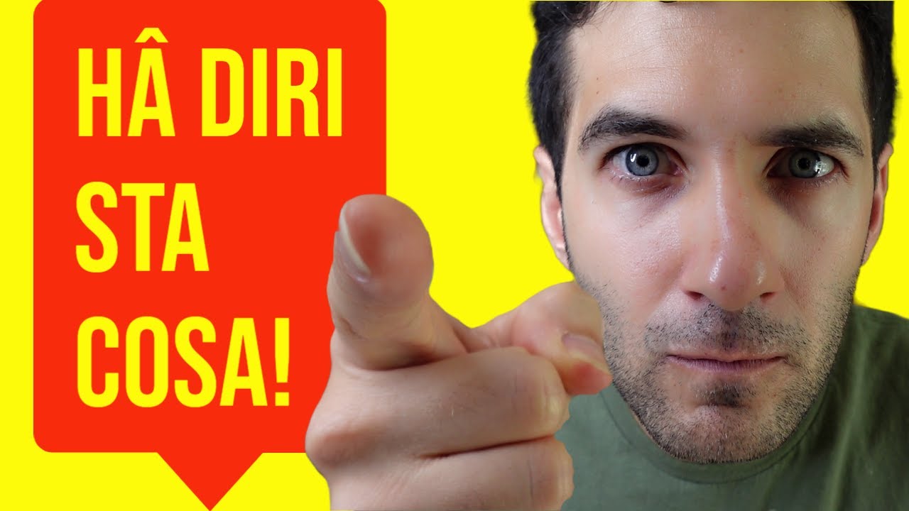 You HAVE TO Learn This Thing in Sicilian! Expressing necessity in ...