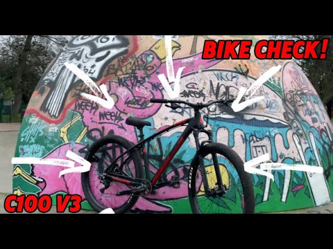 C100 Bike Check! (C100 v3 Insidious Red) - YouTube