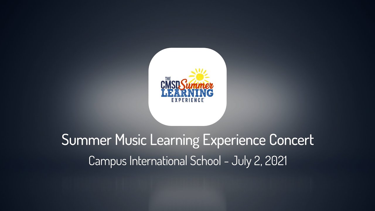 Summer Music Learning Experience Concert - YouTube