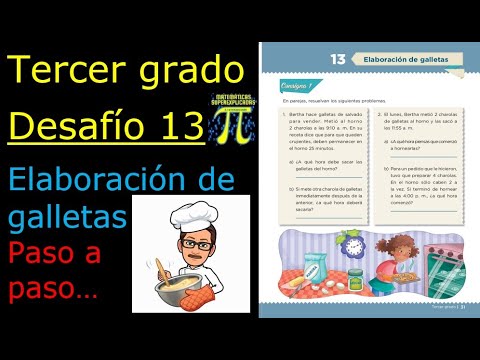 TERCER GRADO DESAFÍO 13 👉Elaboración de galletas🧇🥨🥮🍪 - YouTube