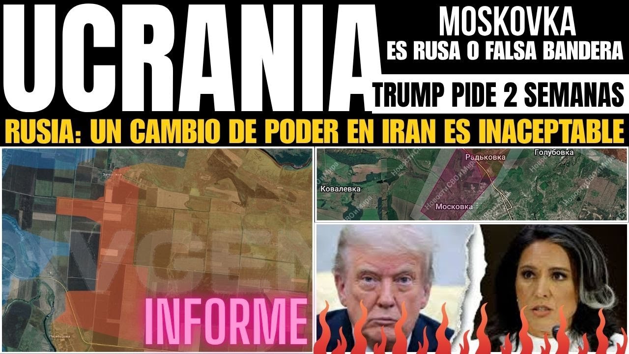 SITUACION EN EL FRENTE EN UCRANIA/ MOSKOVKA ES RUSA? TRUMP PIDE 2 SEMANAS/ POSICION RUSA SOBRE ...