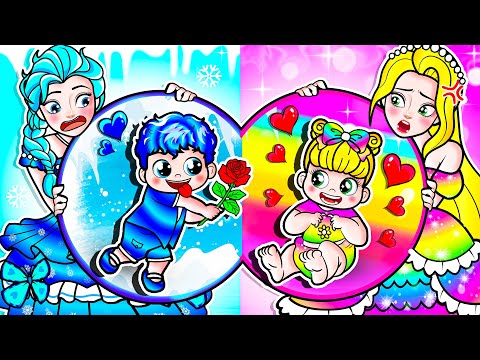 [🐾paper dolls🐾] Frozen Elsa Family vs Rapunzel Family Mother and Daughter  | Rapunzel Family 놀이 종이