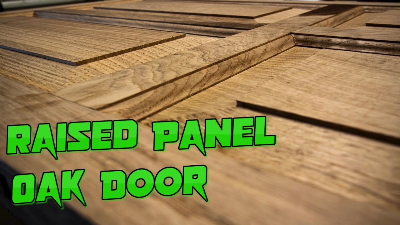English Oak Cupboard - Part 2: Raised Panel Oak Door including hand ...