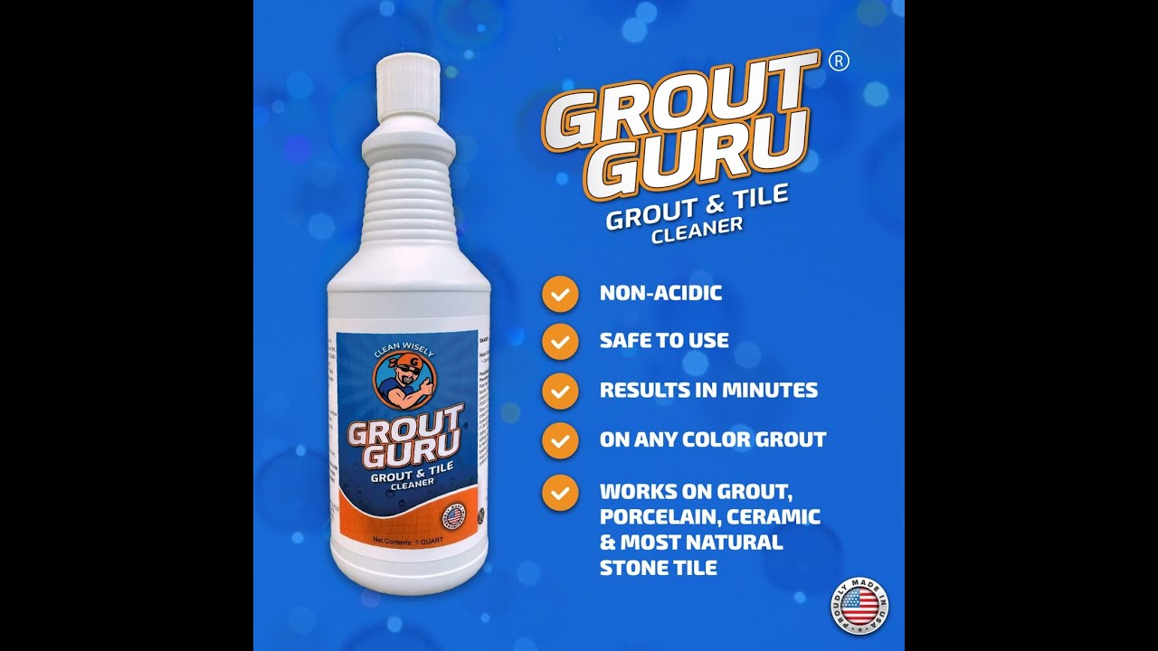 Grout Guru Grout and Tile Cleaner tutorial - YouTube