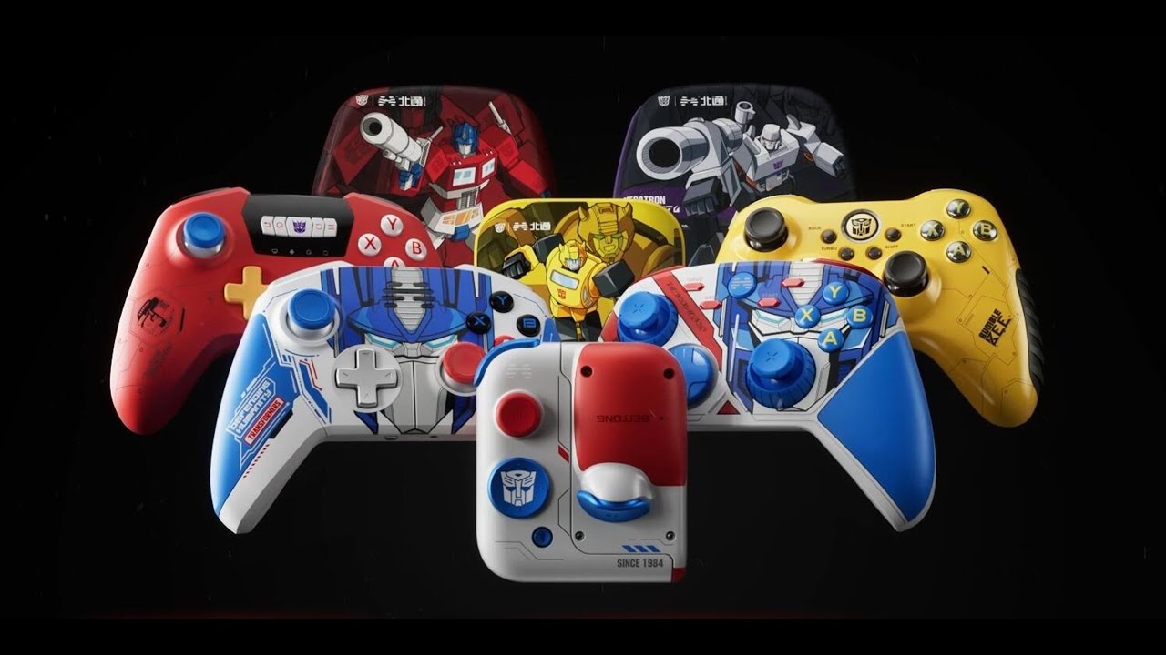 BEITONG TRANSFORMERS SERIES GAME CONTROLLER GAMEPAD - YouTube