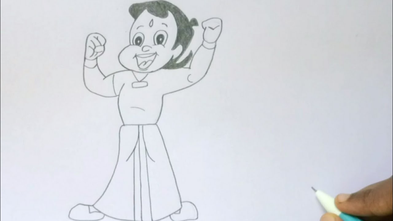 How to draw chotta beam step by step - YouTube