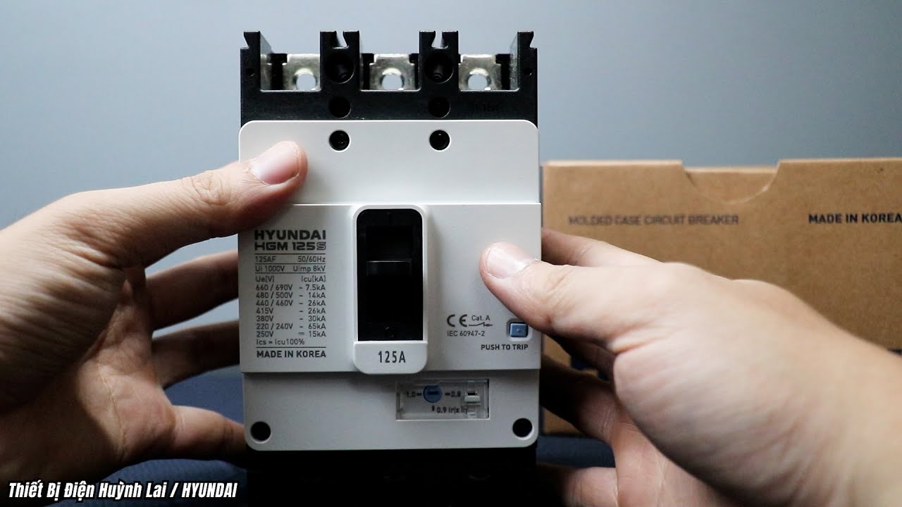 HGM Series HYUNDAI | MCCB CB Khối (Aptomat Khối) - YouTube