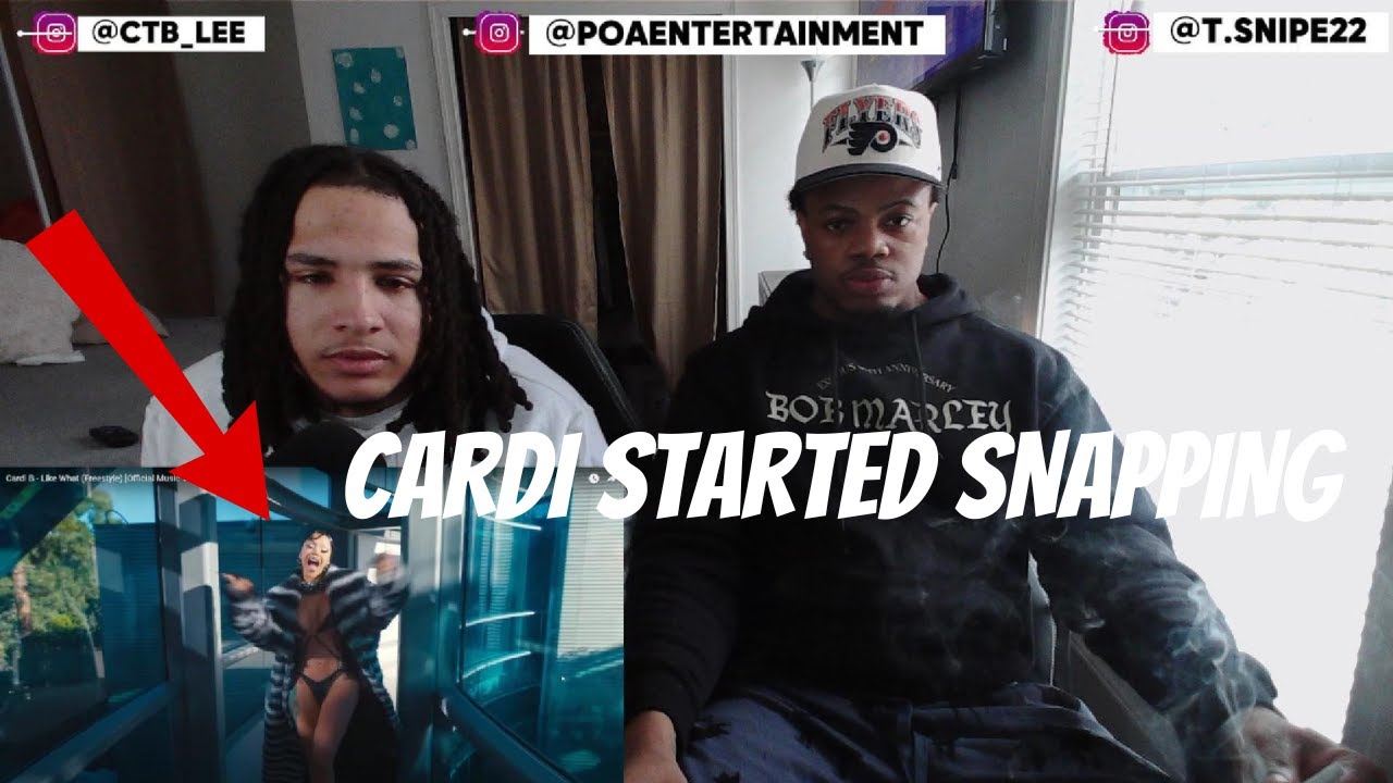 Cardi B- Like What (Freestyle) [Official Music Video] | POA Reaction ...