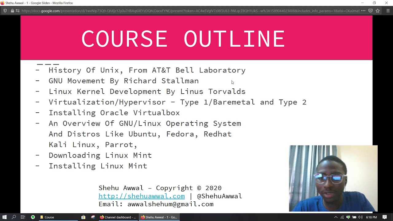 1 - Course Introduction On Linux For Beginners - YouTube