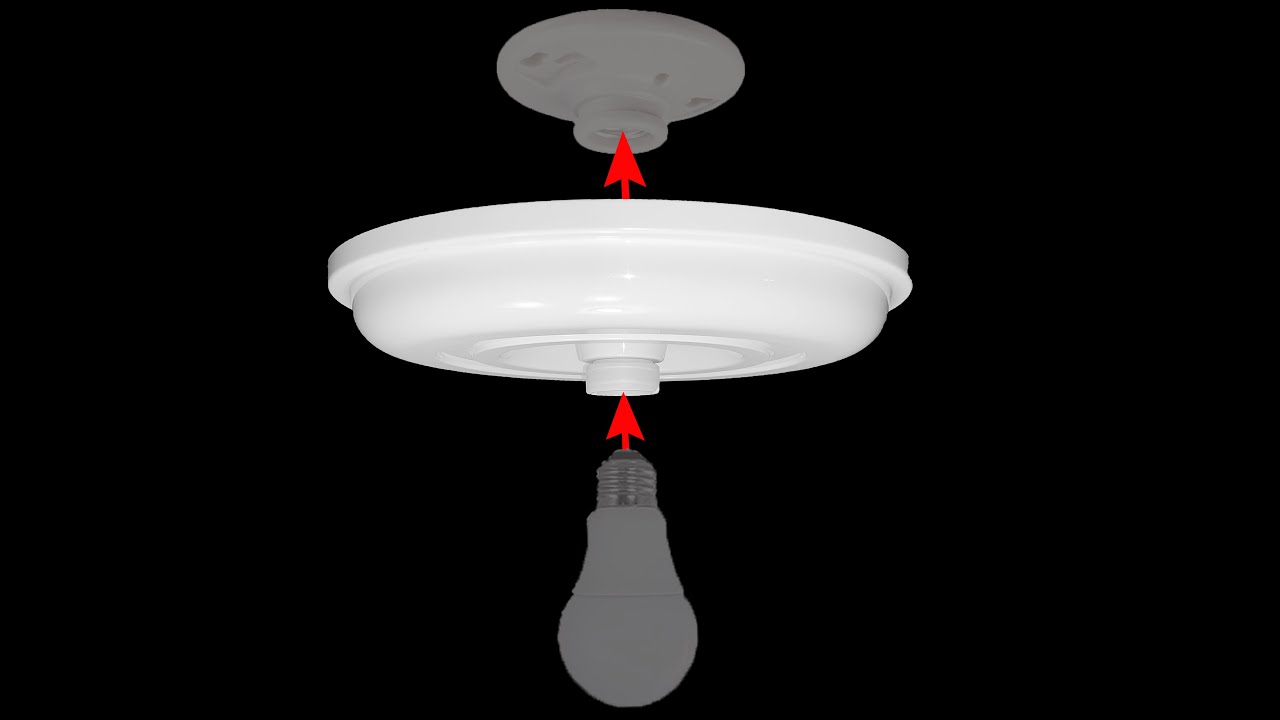 Ceiling Light Bulb Socket Decorative Cover - YouTube