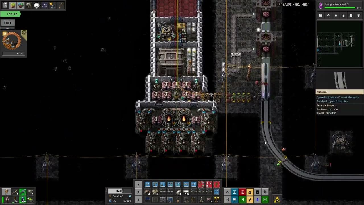 Factorio Lazy Space Exploration -- 119 -- Cargo Space Ship Automation - YouTube