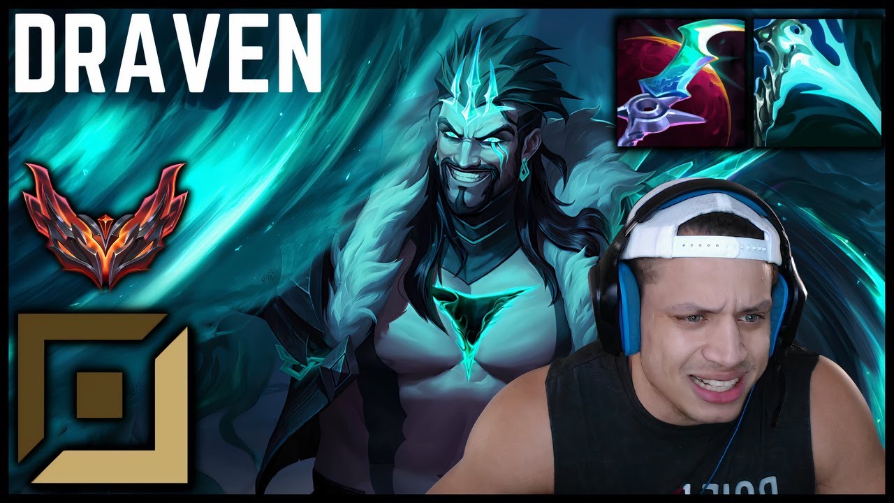 🏹 Tyler1 DRAVEN = EASY QUICK GAME | Draven ADC Full Gameplay | Season 12 ᴴᴰ - YouTube
