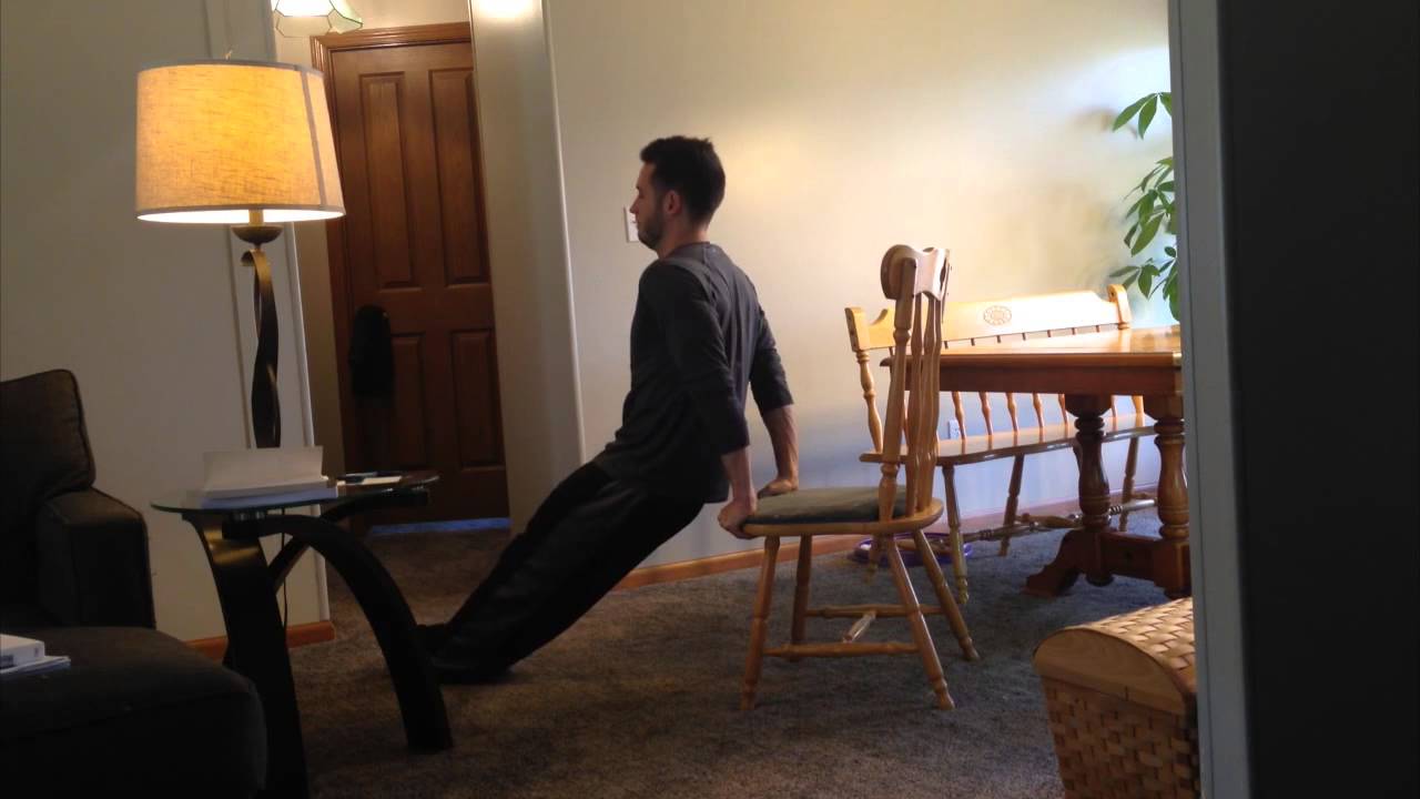 How To Do Seated Dips At Home - YouTube