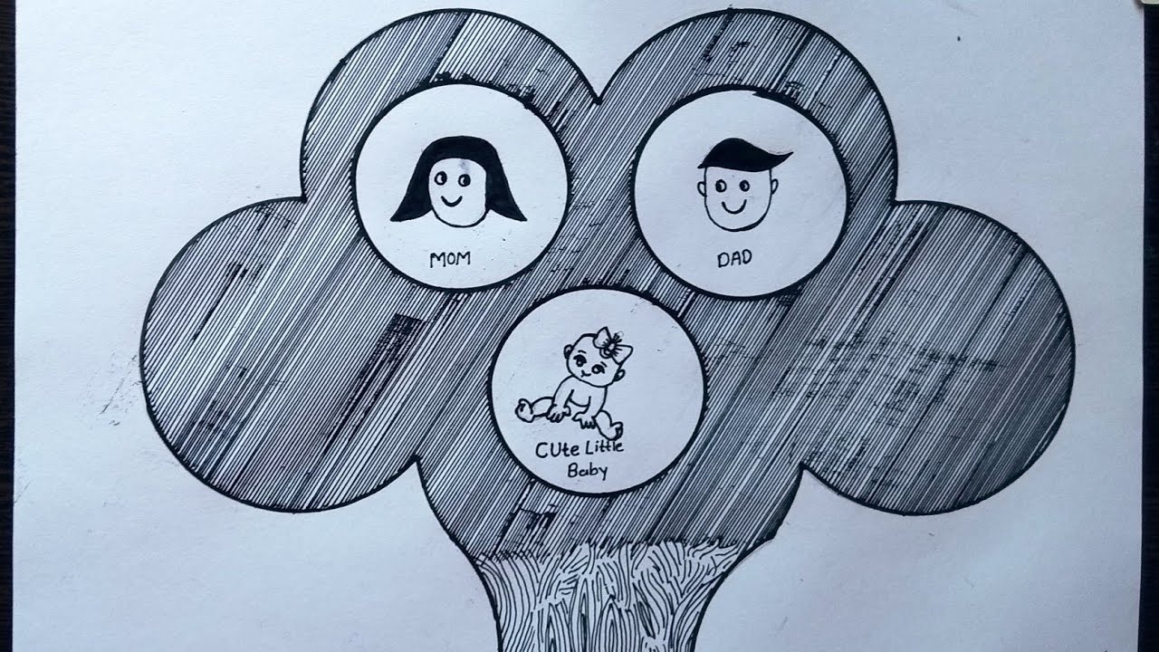 How to Draw a Family Tree - YouTube