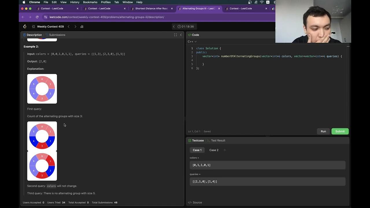 Leetcode Weekly Contest 409 + brief explanations - YouTube