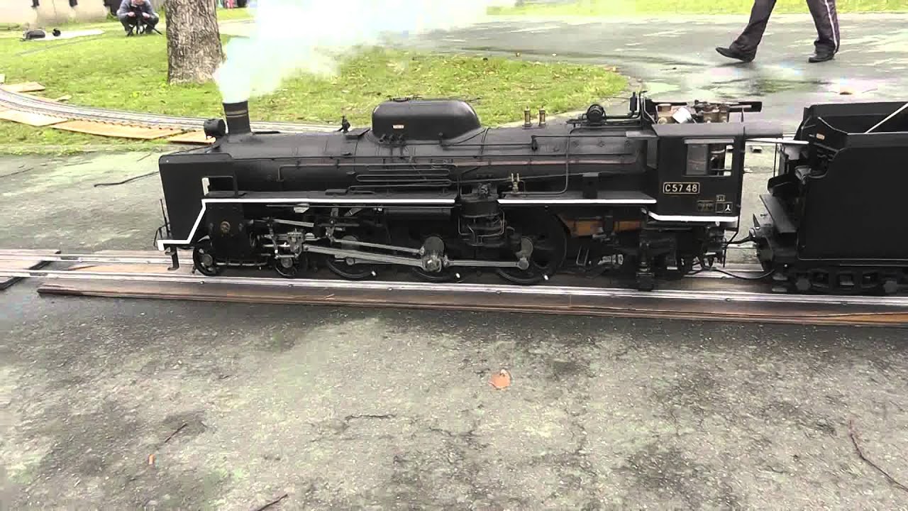 3.5"gauge JNR Class C57 Steam locomotive(Gikousya 57) 3.5インチゲージ 技功舎 国鉄 ...