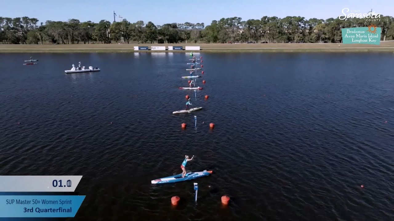 SUP Master 50+ Women Sprint - Quarter-Final 3 / 2024 ICF SUP World ...