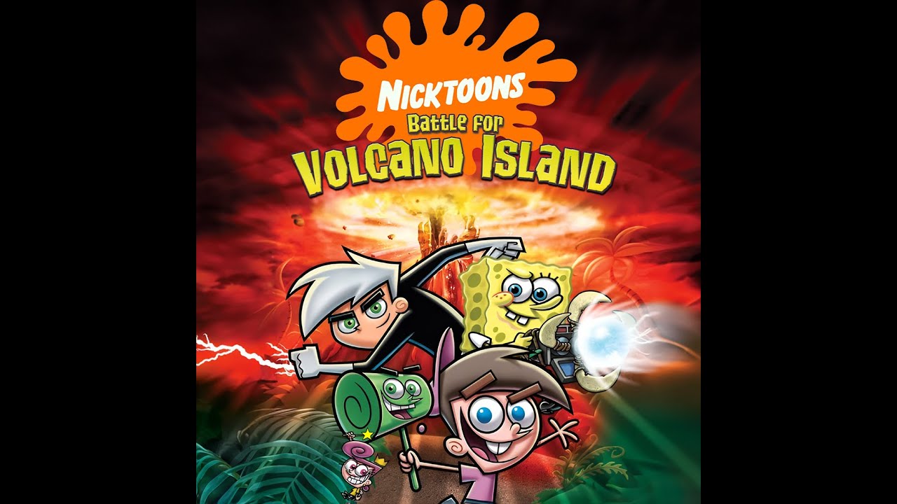 DANNY PHANTOM & SPONGEBOB ON DUTY - Nicktoons Battle For Volcano Island ...