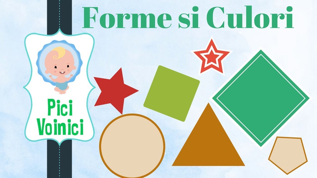 Invatam Formele si Culorile in Limba Romana pentru Copii - YouTube