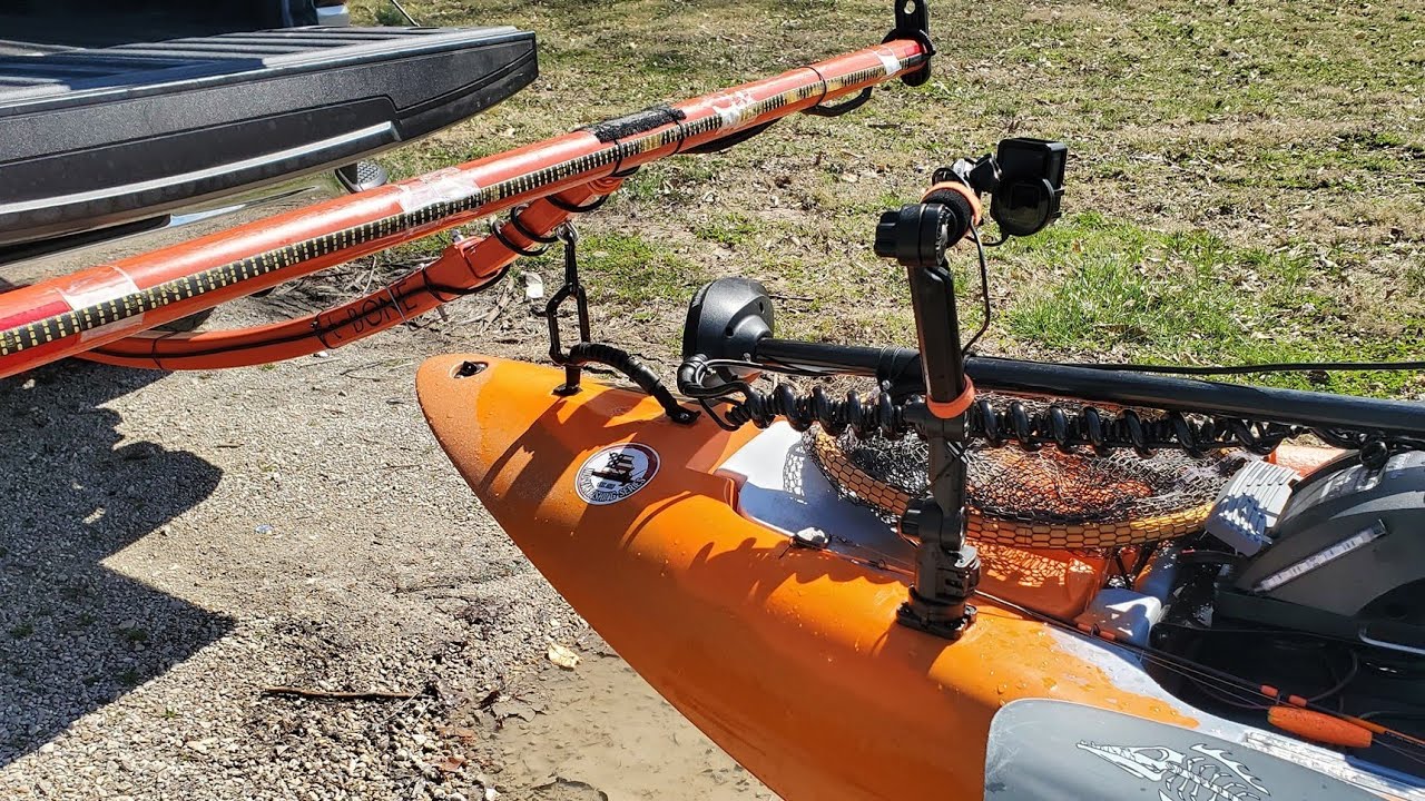 New mod to assist pulling the Kaku Zulu with motor Up the boat ramp ...