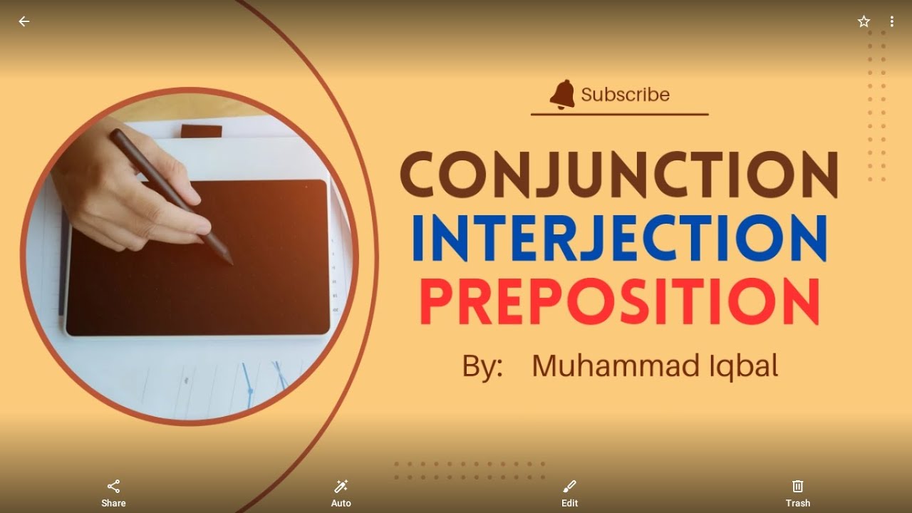 Conjunction | Interjection | Preposition | Basic Grammar | Easy to ...