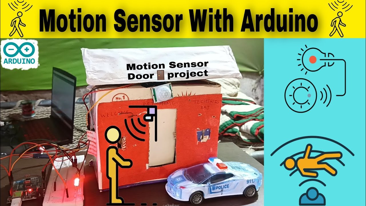 Motion Detector Door Lock System using Arduino #diy#arduion - YouTube