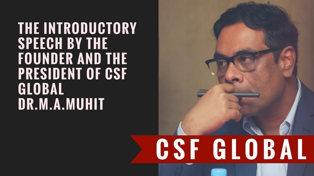 Dr.M.A Muhit's welcome speech on the event Workshop on Eye care for children with disability ...