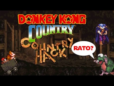 Donkey Kong Country Hack #2 - Começando a ficar tenso!!! - YouTube