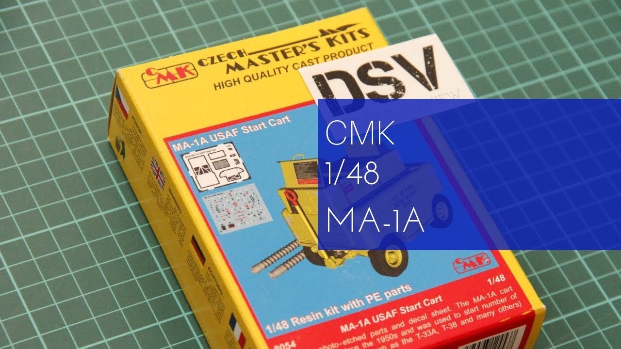 CMK 1/48 MA-1A USAF Start Cart (8054) Review - YouTube