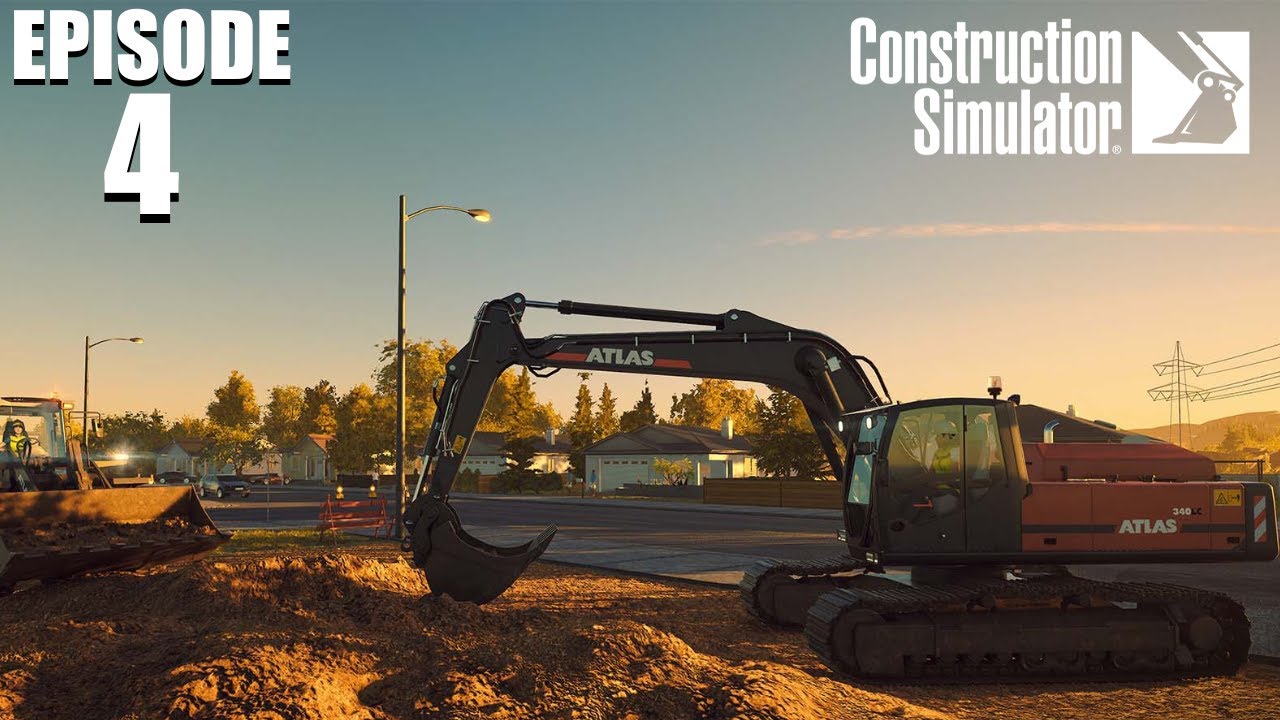 CONSTRUCTION SIMULATOR (2022) PS5 - Episode 4: PIPE WORK - YouTube