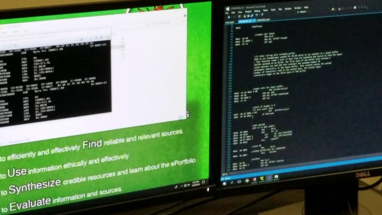 Ms Dos Symdeb Debugging Tutorial Part3 Youtube