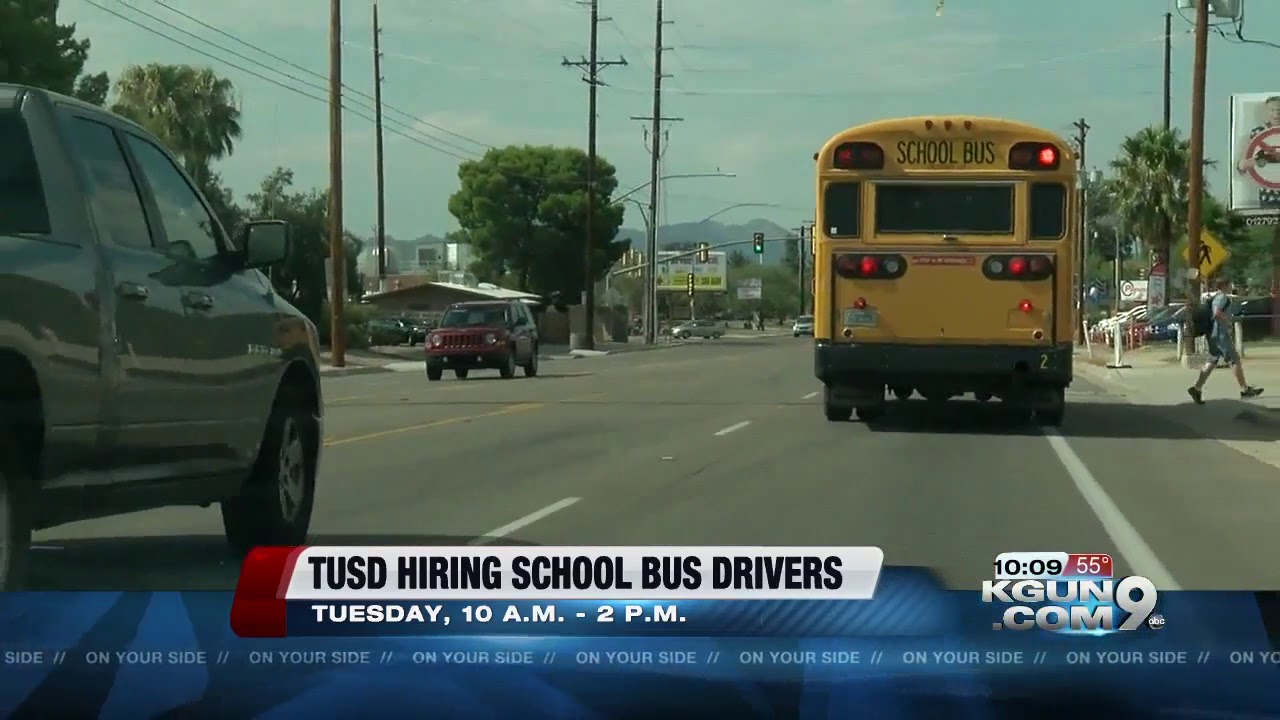 Bus drivers wanted for Tucson Unified School District - YouTube