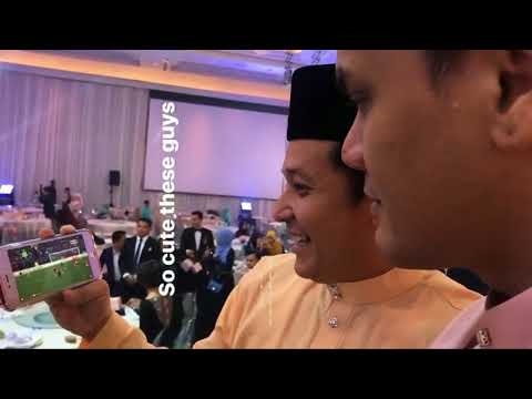 Sempat Lagi Suami Lisa Surihani, Yusry KRU dan Suami Sazzy Falak Tengok Bola Masa Majlis F