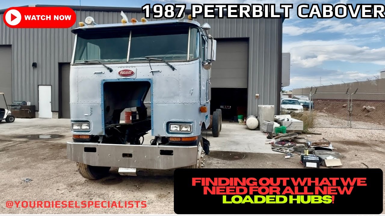 Cabover Pete DIY Restoration with N14 Cummins tearing Hubs apart! - YouTube